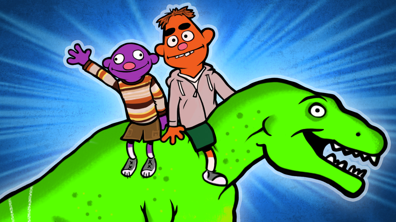 DINOSAUR BONES | PANCAKE MANOR KIDS SONGS